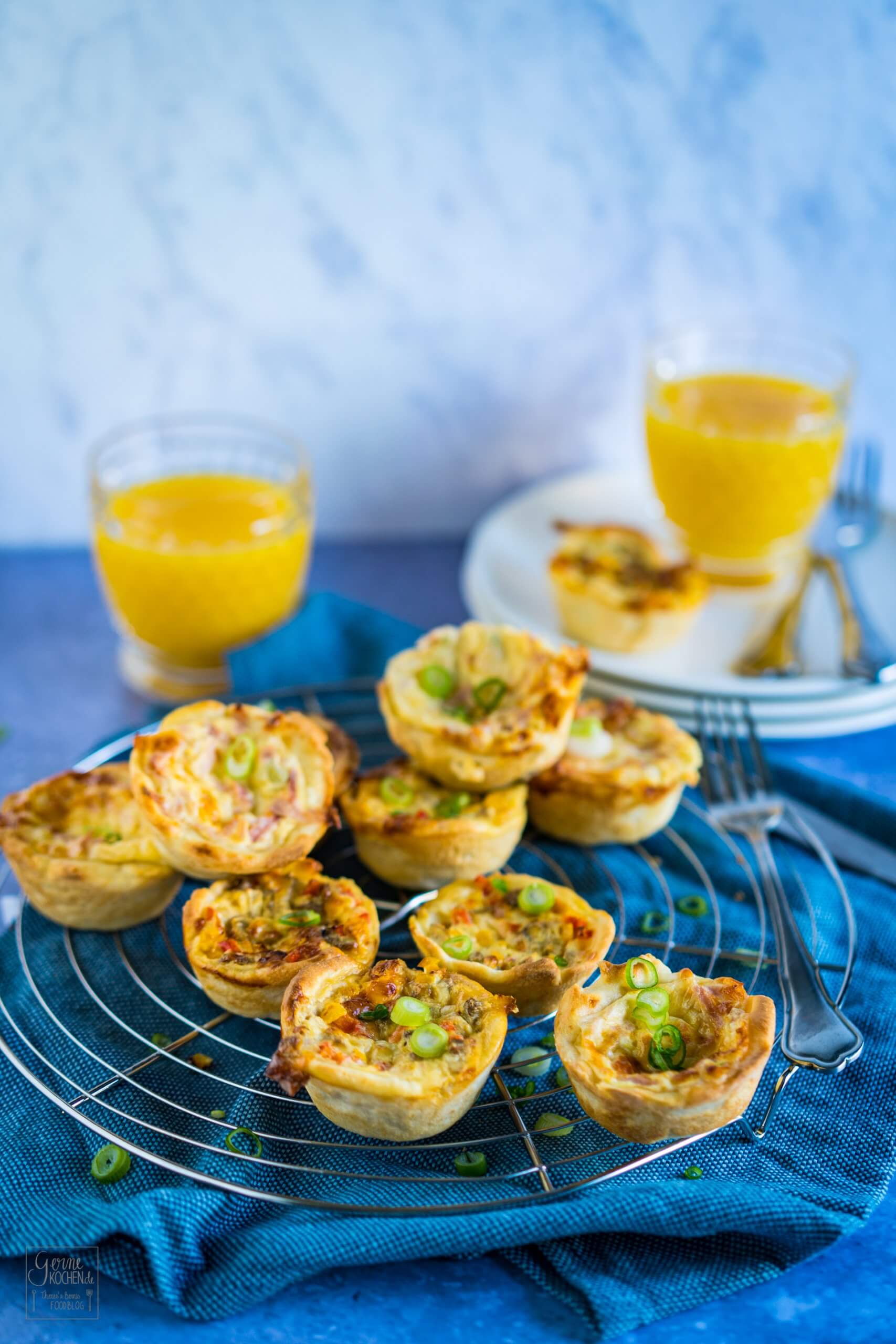 Rezept: Mini Quiches - perfekt zum Brunch (auch im Thermomix®)