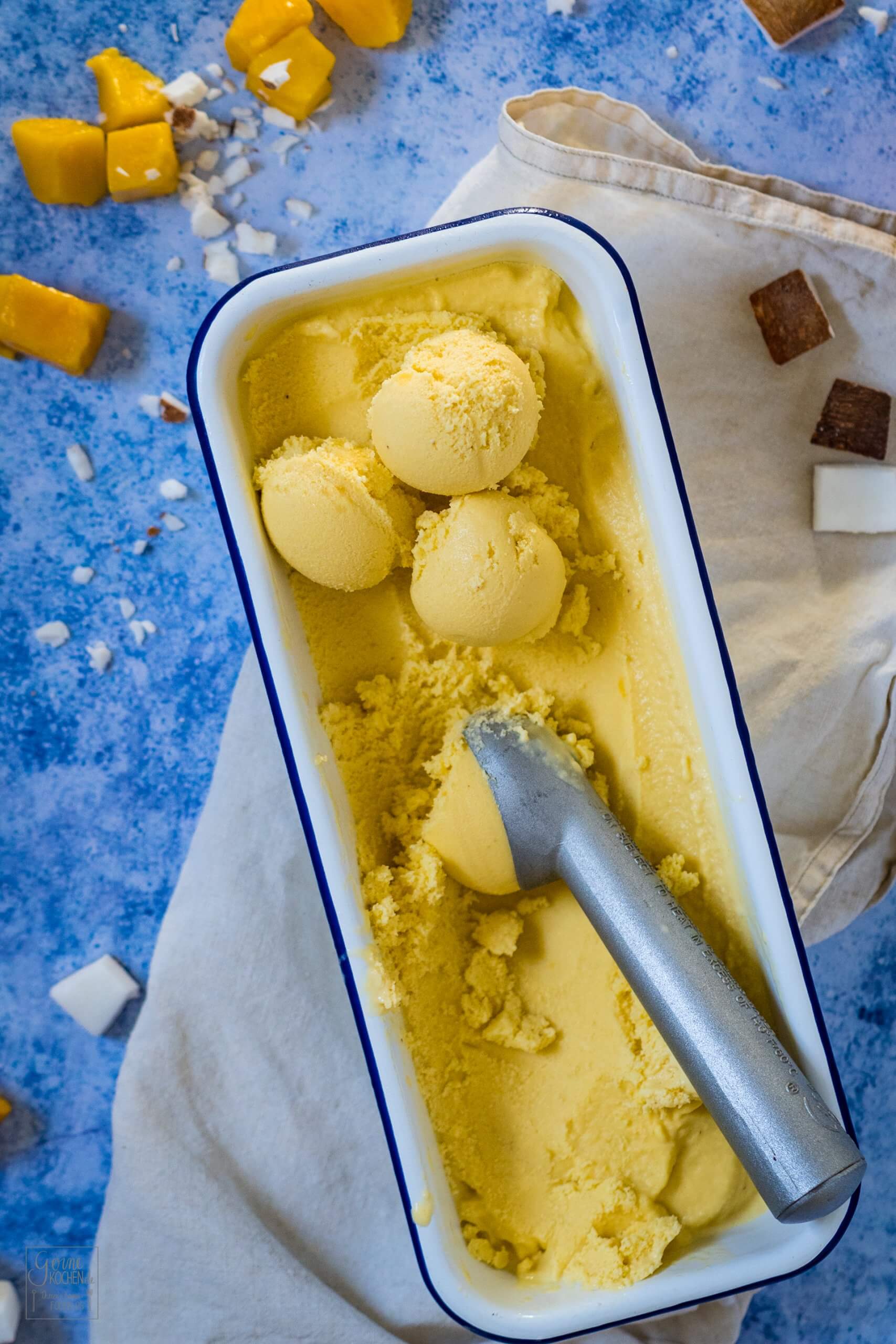 Mango Kokos Eis
