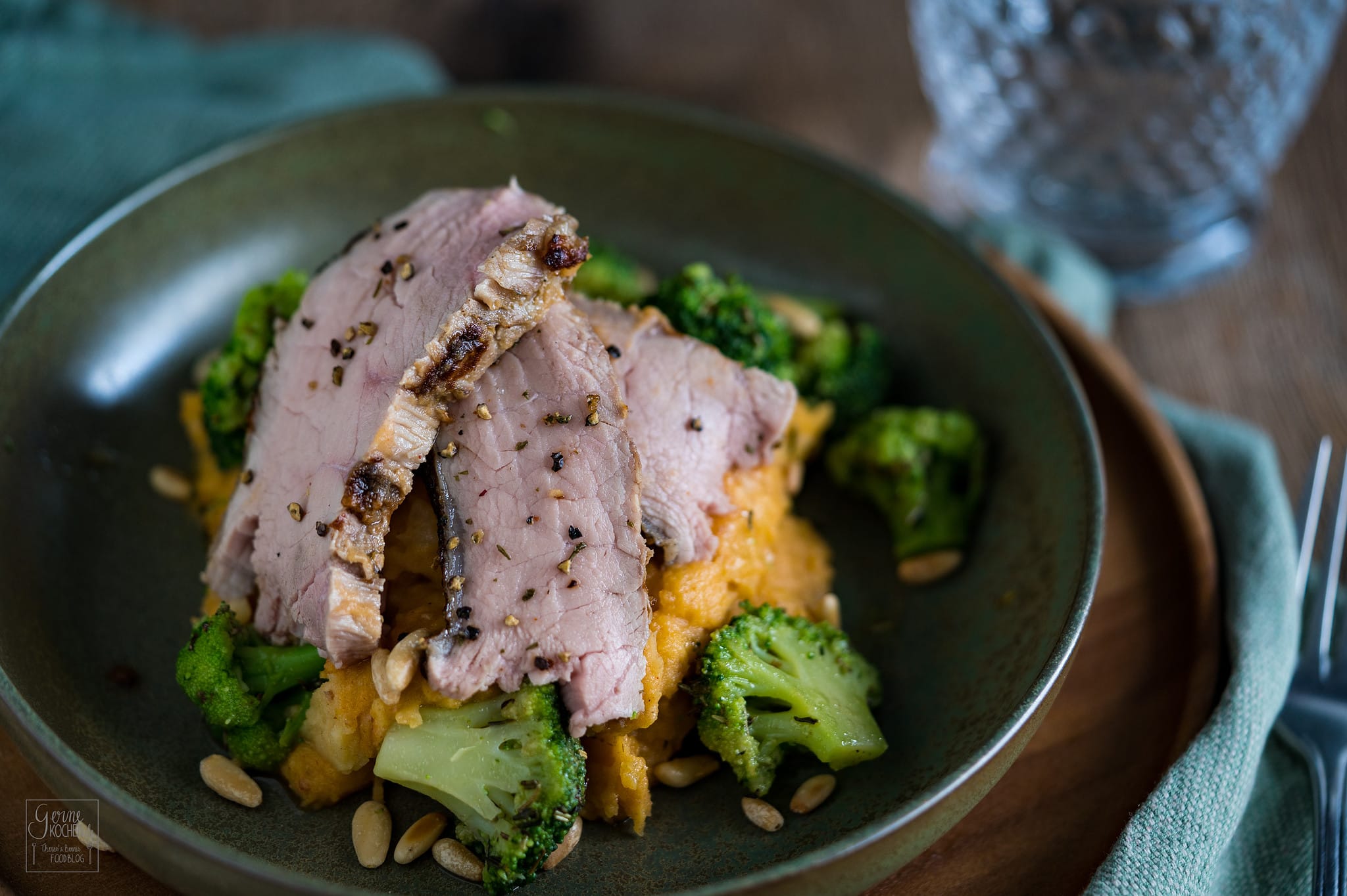 Kalbstafelspitz mit Bacon-Kartoffelpüree - Rezept