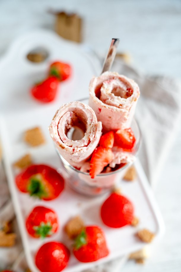 Ice Cream Rolls - von der Rolleismaschine - Unser Rezept