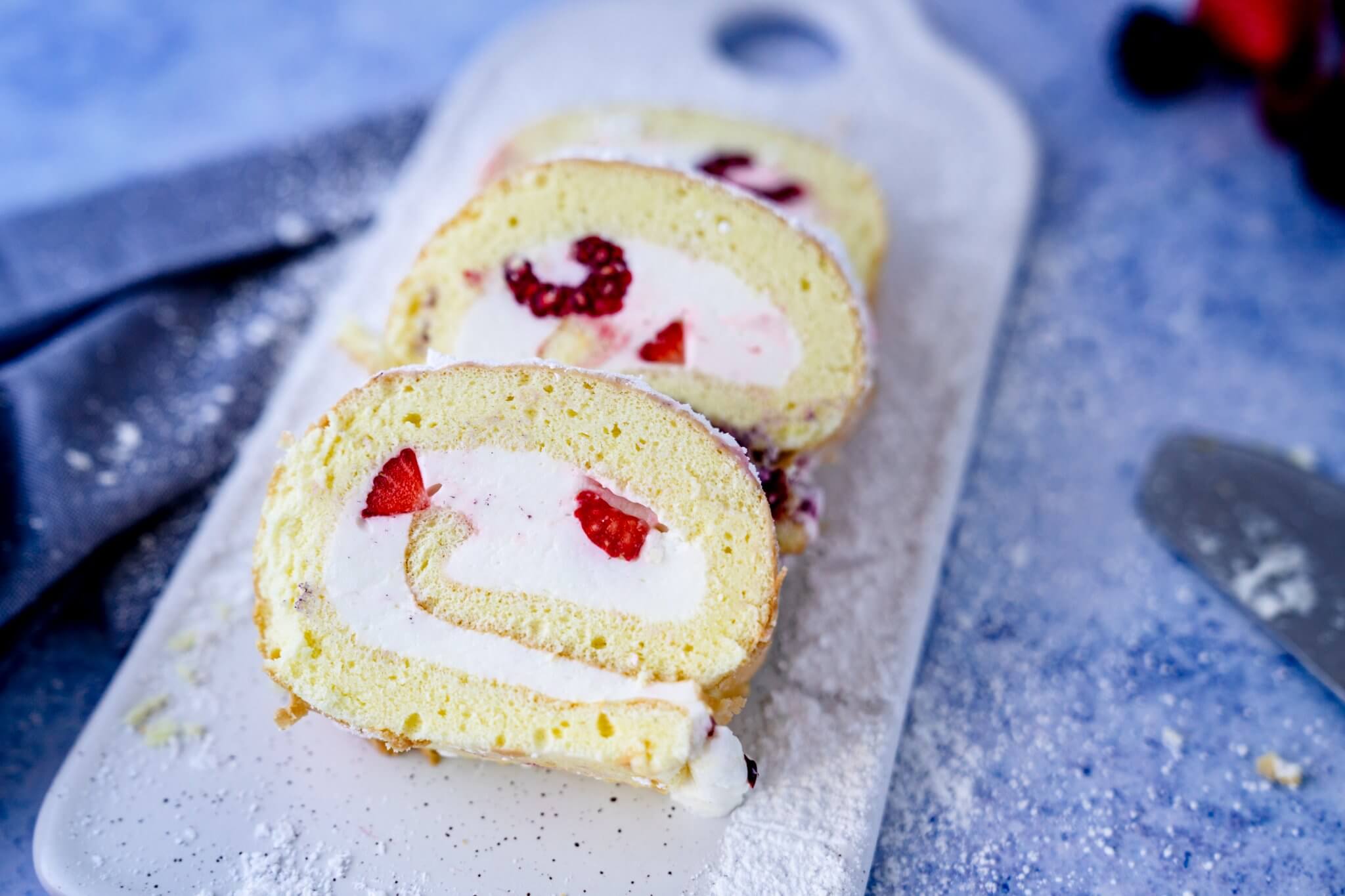 Biskuitrolle – wirklich gelingsicher - Rezept von Gernekochen.de