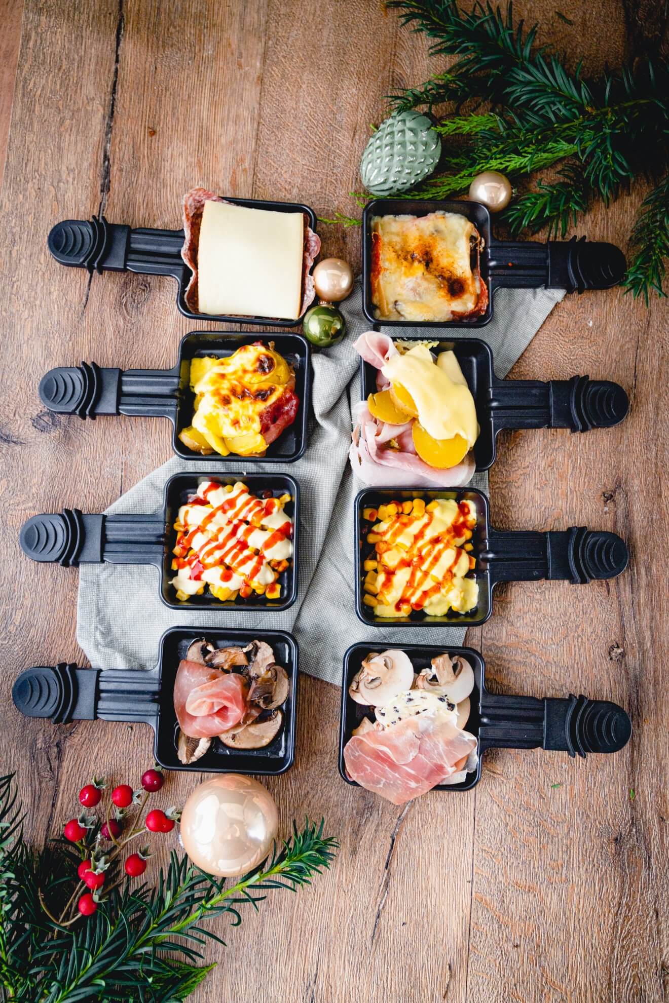 Raclette Ideen für Feiertage - Rezept von Gernekochen.de