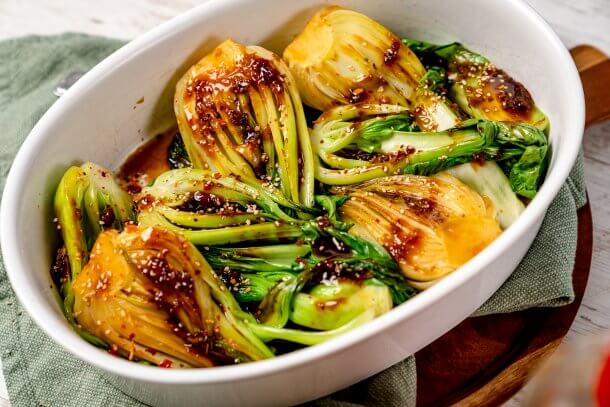 Einfacher Pak Choi in 10 Minuten - Rezept von Gernekochen.de