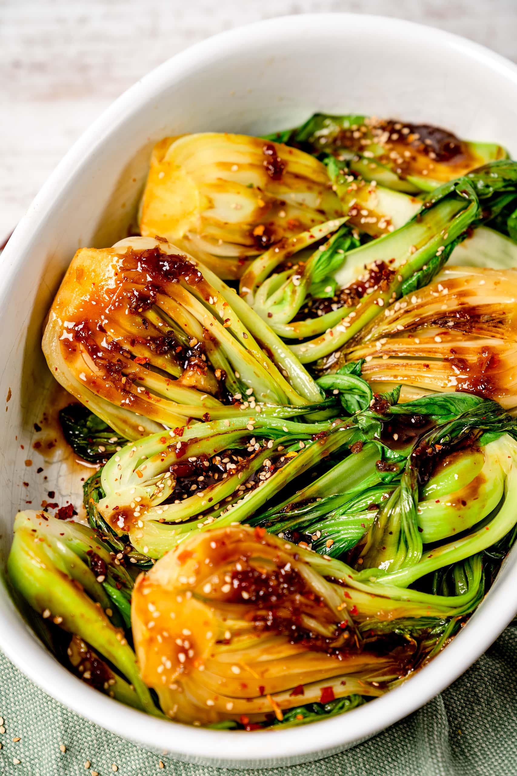 Einfacher Pak Choi in 10 Minuten - Rezept von Gernekochen.de