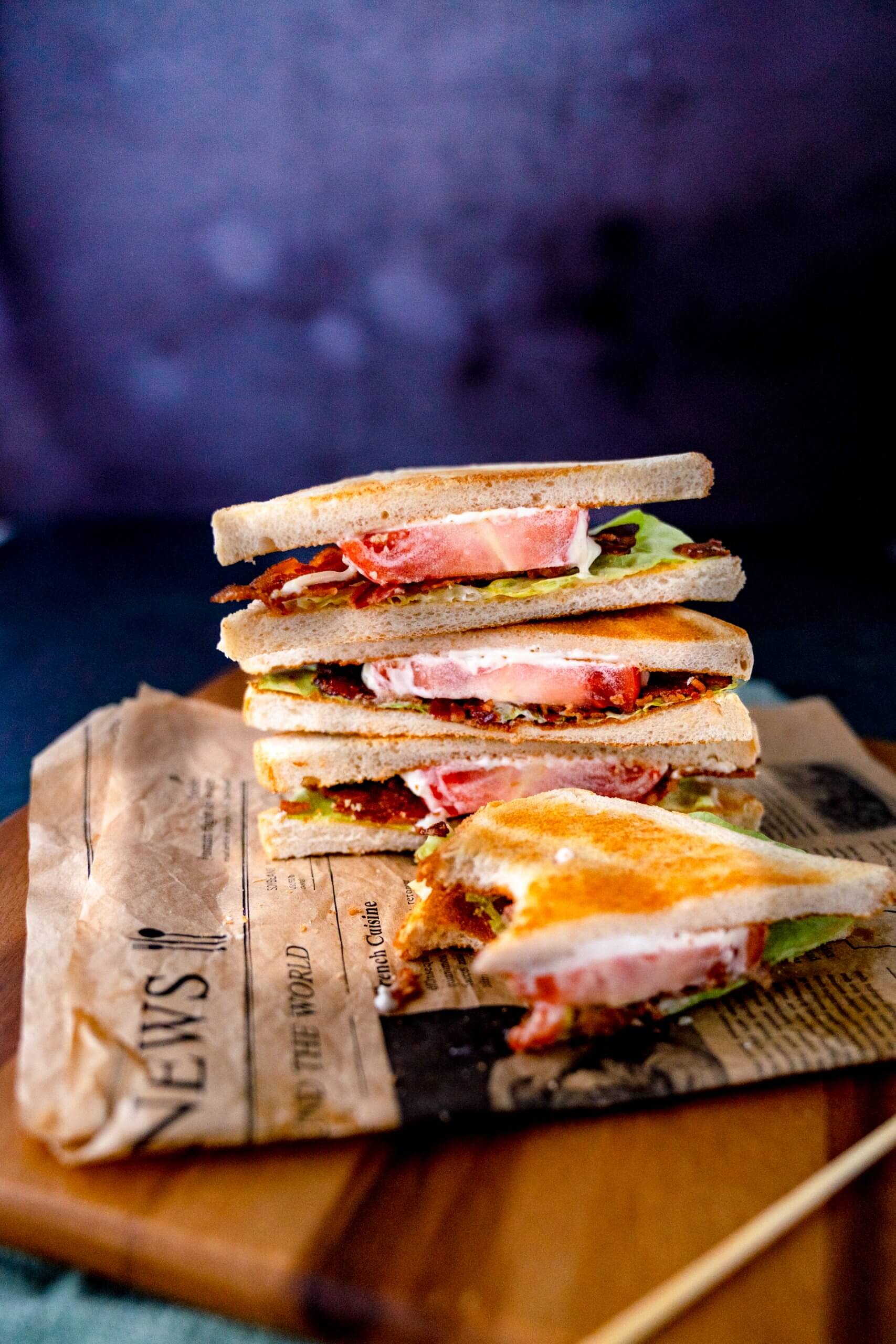 BLT Sandwich - Ein Rezept von Gernekochen.de