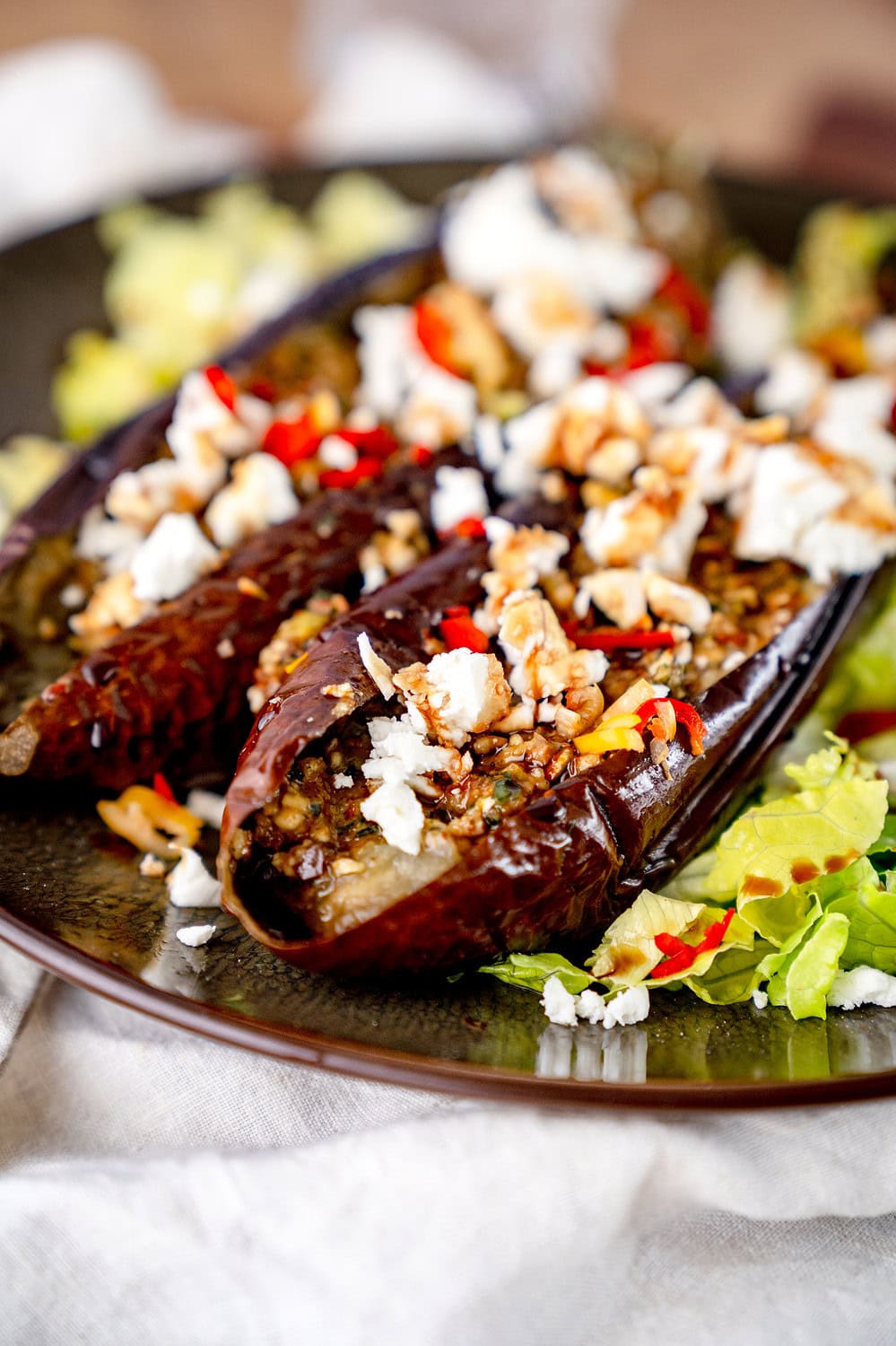 Aubergine Mit Kernen